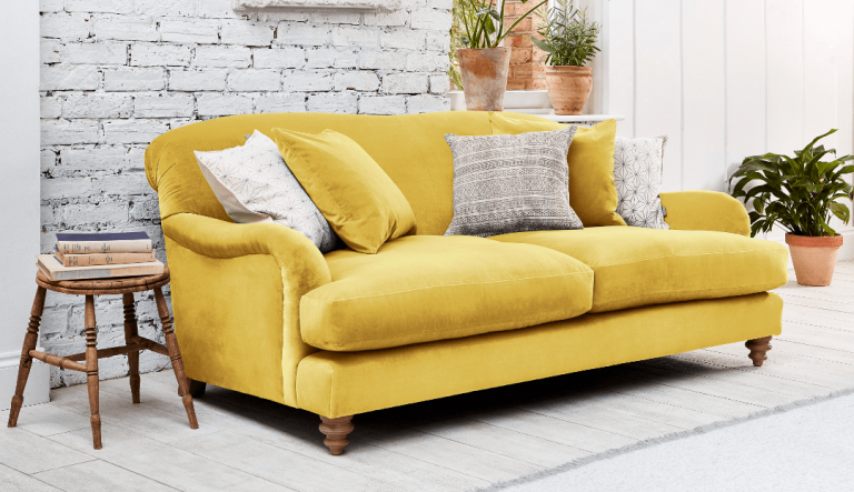 How to Decorate a Mustard Sofa | Darlings of Chelsea
